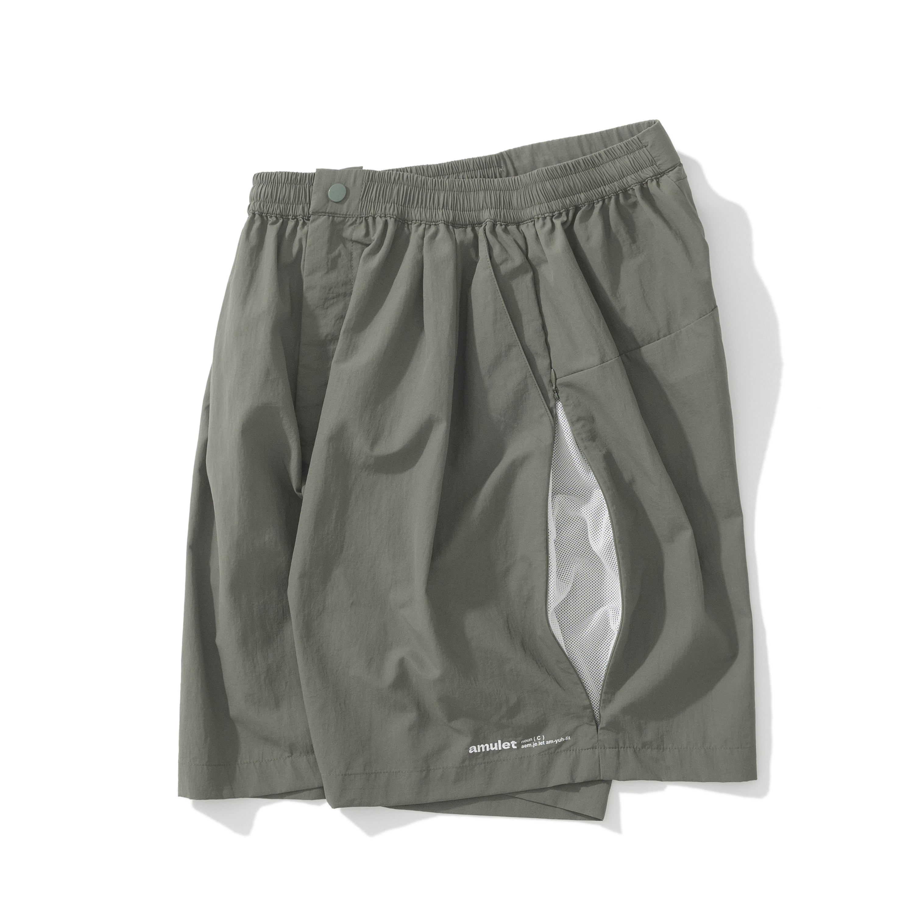 AMULET VENTILATION TECH SHORTS OLIVE
